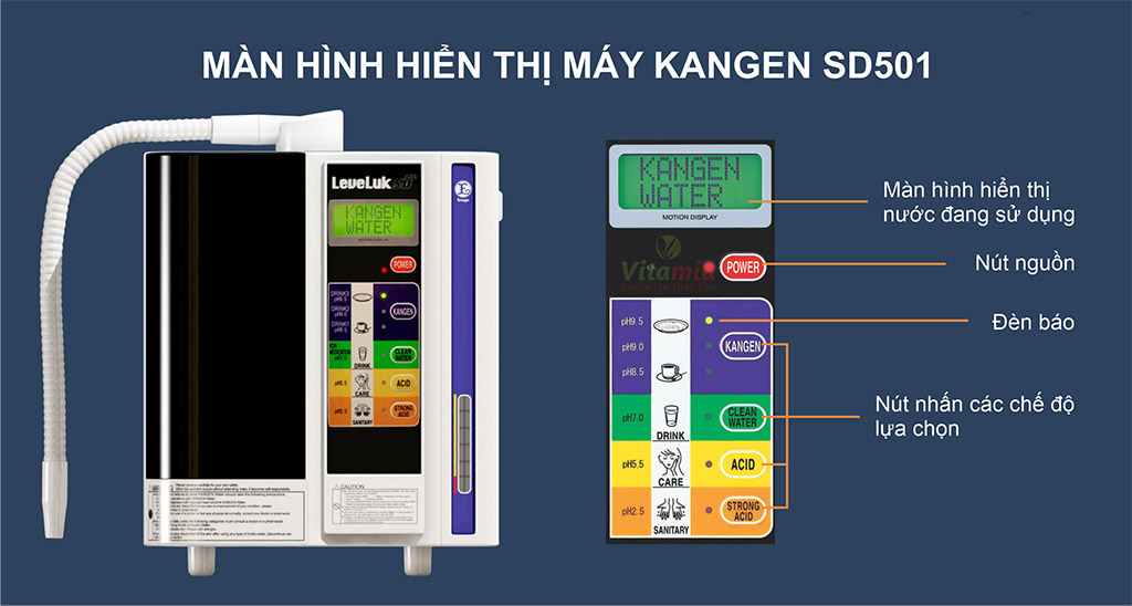 Máy lọc nước Kangen SD501 chính hãng - Kangen Life