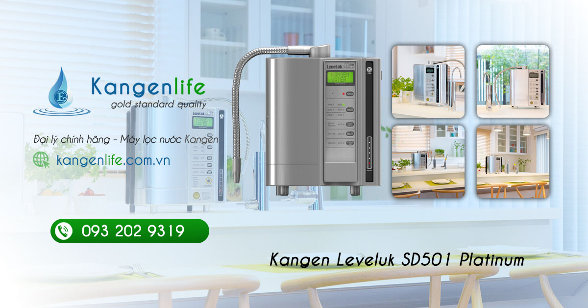 Máy lọc nước Kangen SD501 Platinum chính hãng - Kangen Life